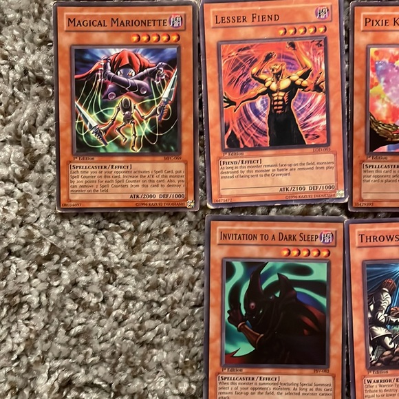 Toys | Lot Of 18 First Edition Monster Yugioh Cards | Poshmark